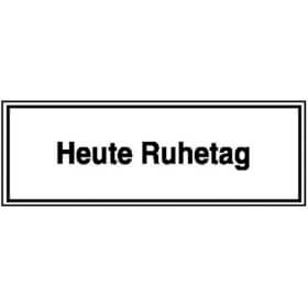 Hinweisschild - Gaststätten Pensionen Hotels Heute Ruhetag direkt beim ...