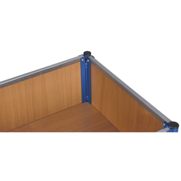 VARIOfit Holzkastenwagen Transportwagen mit Holzwerkstoffplatten ...
