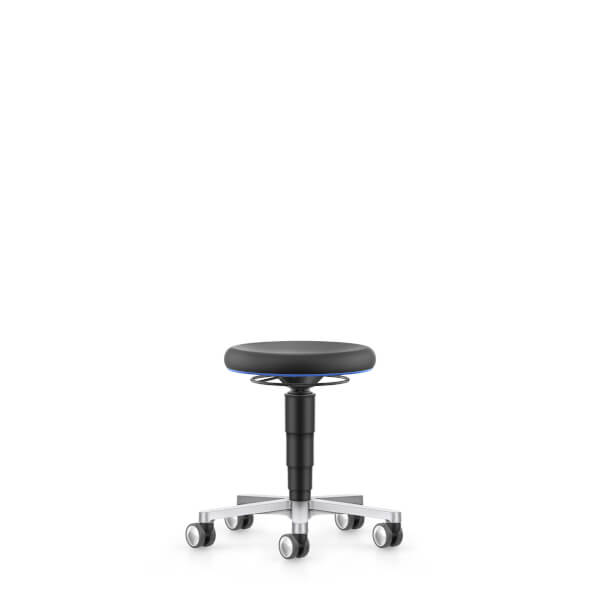 bimos Hocker mit Rollen flexibler Stuhl für kurzzeitiges Sitzen in der ...