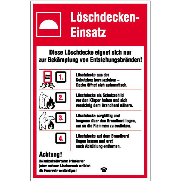 Brandschutzordnung, Aushänge und Verhaltensregeln | Online Shop