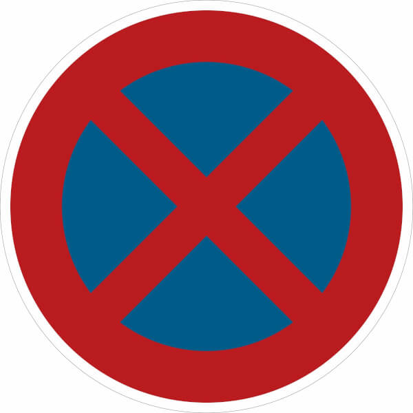 Verkehrszeichen - StVO Absolutes Haltverbot