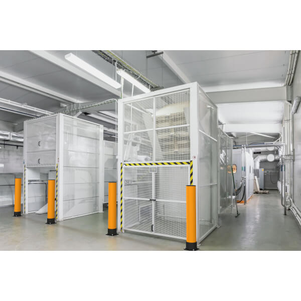Anfahrschutz Poller elastischer Rammschutz-Poller rückfedernd und ...