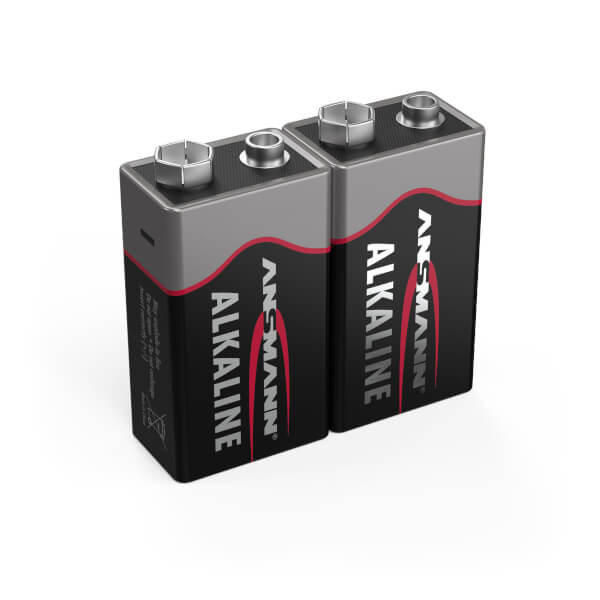 Ansmann RED 9V (MN1604/6LP3146) Alkaline-Batterie Sparpack, 1 VE = 2 ...