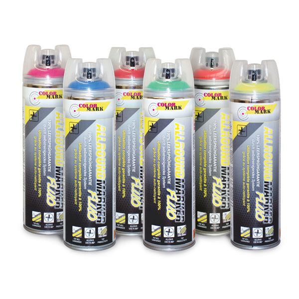 Colormark Allroundmarker Fluo Markierfarbe mit Schreibsprühkopf ...